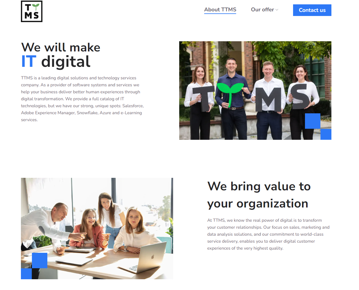 Use case of Website Migration to Adobe Edge Delivery Services | ТТMS